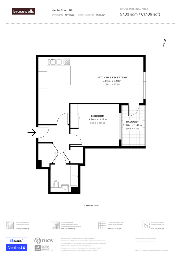one bedroom ground floor apartment – Bracewells